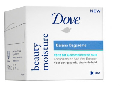 Dove Beauty Moisture Balans Vette tot Gecombineerde Huid Dagcreme 50ml ...