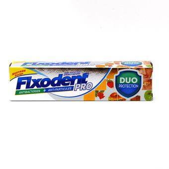 Fixodent kleefpasta duo bescherming Frisse Adem plus Anti-Voedselresten ...