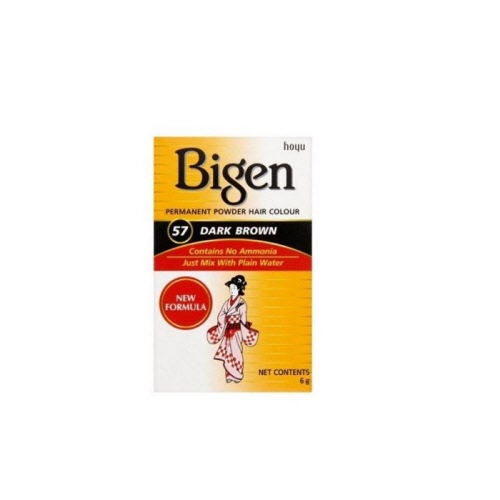 Bigen permanent powder hair color 57 dark brown voordelig online kopen ...