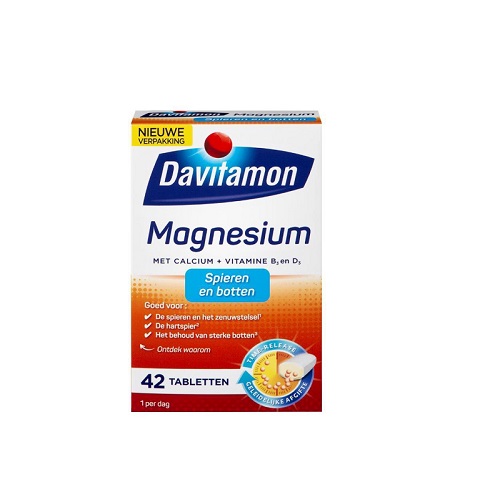 Davitamon Magnesium Tabletten magnesium met Calcium en Vitamine D 42 ...