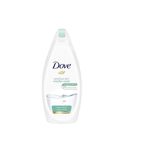 Dove Sensitive Skin Mice Water Shower Gel 500ml voordelig online kopen | Verzorgmarket.nl