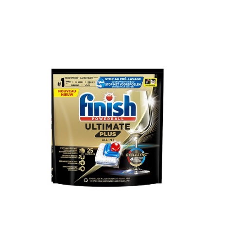 Finish Ultimate Plus All in 1 Vaatwastabletten 25 Capsules voordelig ...