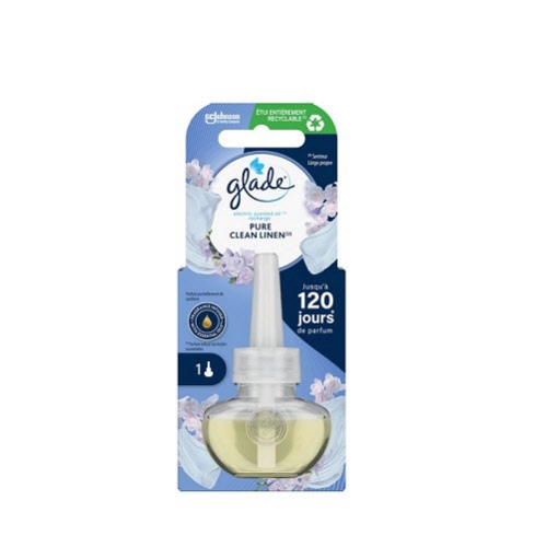 Glade Electric Scented oil Recharge Navulling Pure Clean Linen 20ml ...