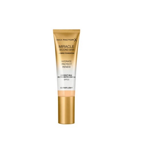 Max Factor Miracle Second Skin Foundation 02 Fair Light voordelig ...