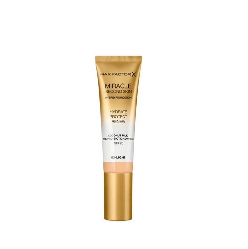 Max Factor Miracle Second Skin Foundation 03 Light voordelig online ...