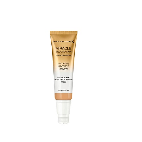 Max factor miracle second skin foundation 05 medium voordelig online ...