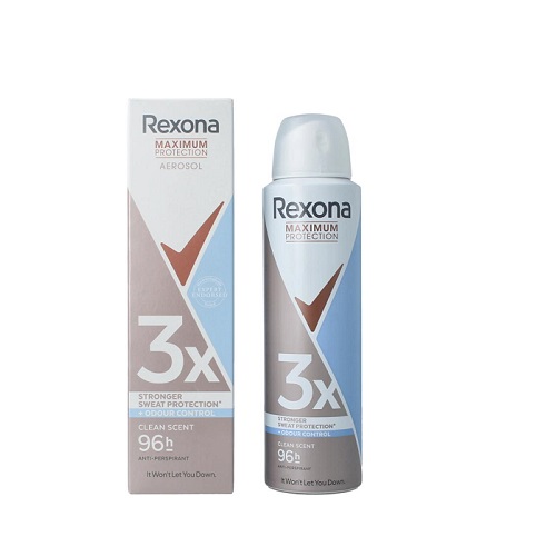 Rexona Maximum Protection aerosol clean Scent anti-Perspirant spray 150 ...
