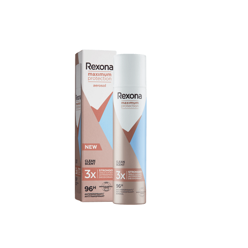 Rexona Maximum Protection aerosol clean Scent anti-transpirant spray ...