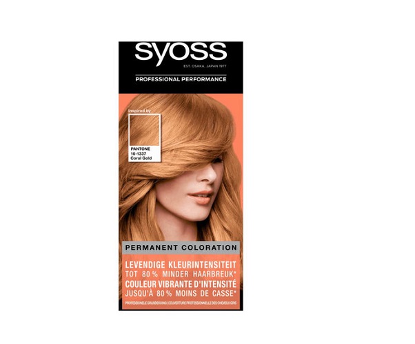 Syoss Professional Performance Haarverf Pantone 16-1337 koraal Goud ...
