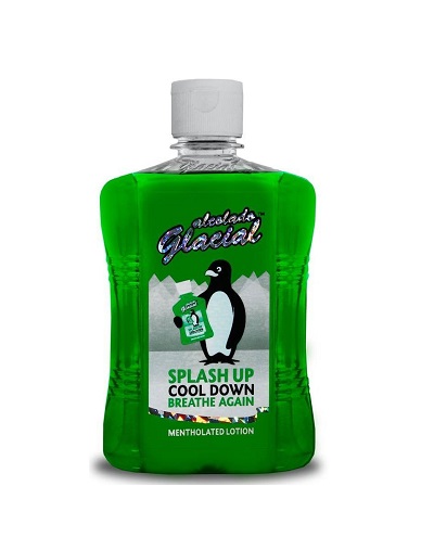Alcolado Glacial verkoelende menthol lotion uit Curacao 500ml