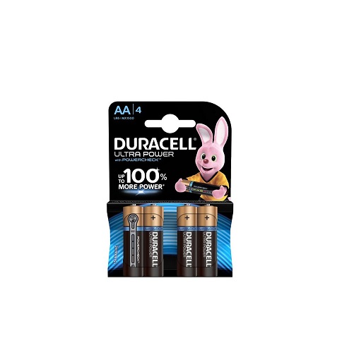 Duracell ultra Power Battery Alkaline 1.5v AA Pack 4 voordelig online ...