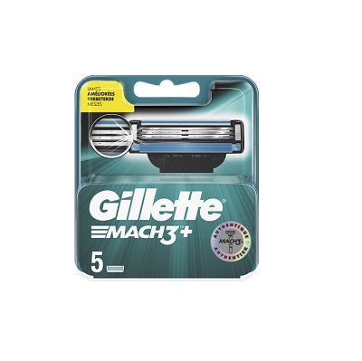 Gillette Mach 3+ scheermesjes 5 st voordelig online kopen ...