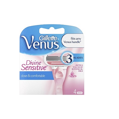 Gillette venus Divine Sensitive scheermesjes 4 stuks voordelig online ...