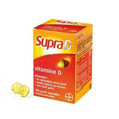 Supra D Vitamine D 100 Capsules voordelig online kopen | Verzorgmarket.nl