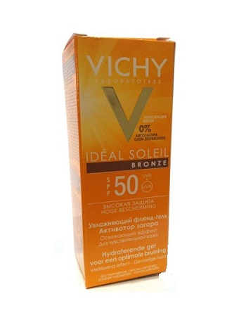Vichy Ideal Soleil Bronze hydraterende gel voor een optimale bruining ...