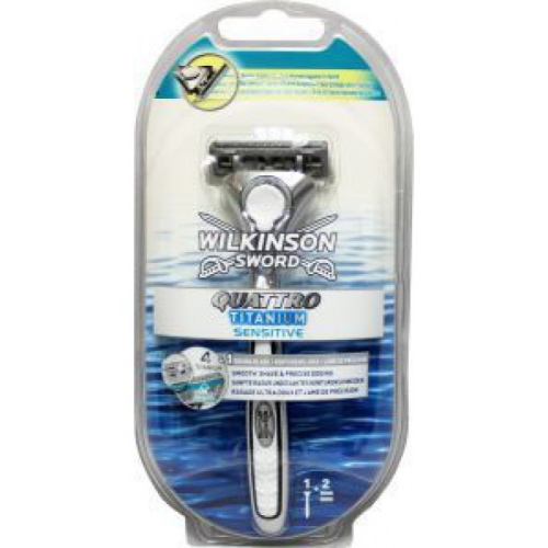 Wilkinson quattro apparaat pls 2 scheermesjes voordelig online kopen ...