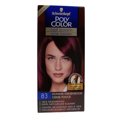 Poly Color Haarverf 83 Donker Kersenrood voordelig online kopen ...